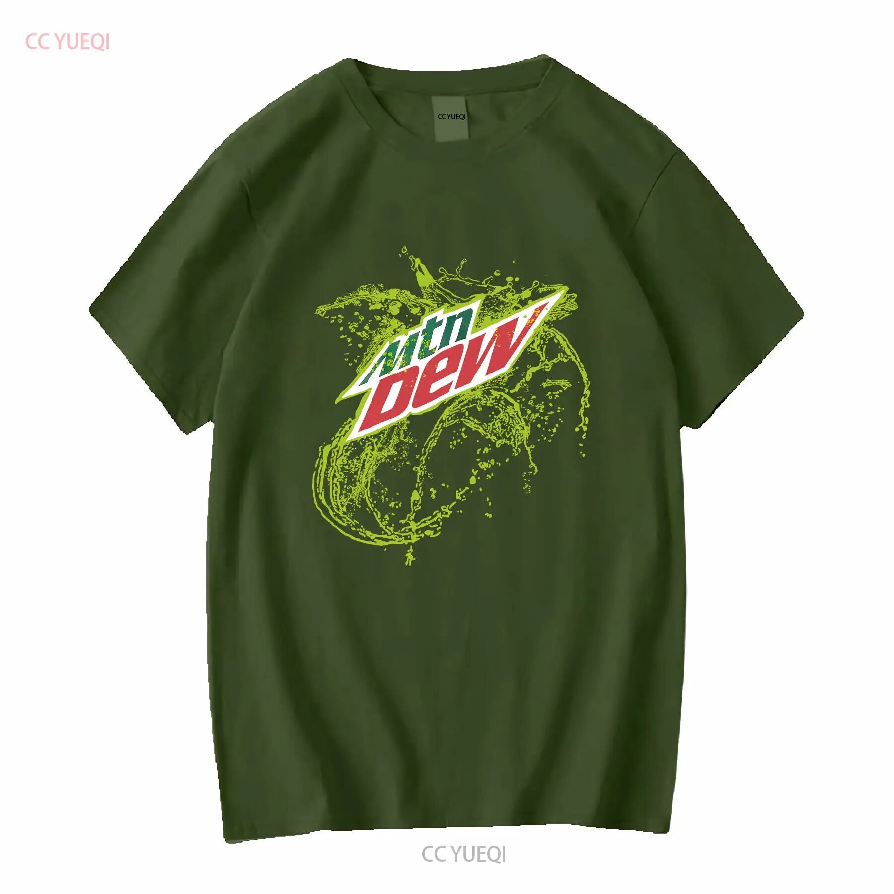 Винтажная мужская футболка Mountain Dew, черная, размер XL, хлопковая, с круглым вырезом, винтажная, удобная, уличная одежда унисекс