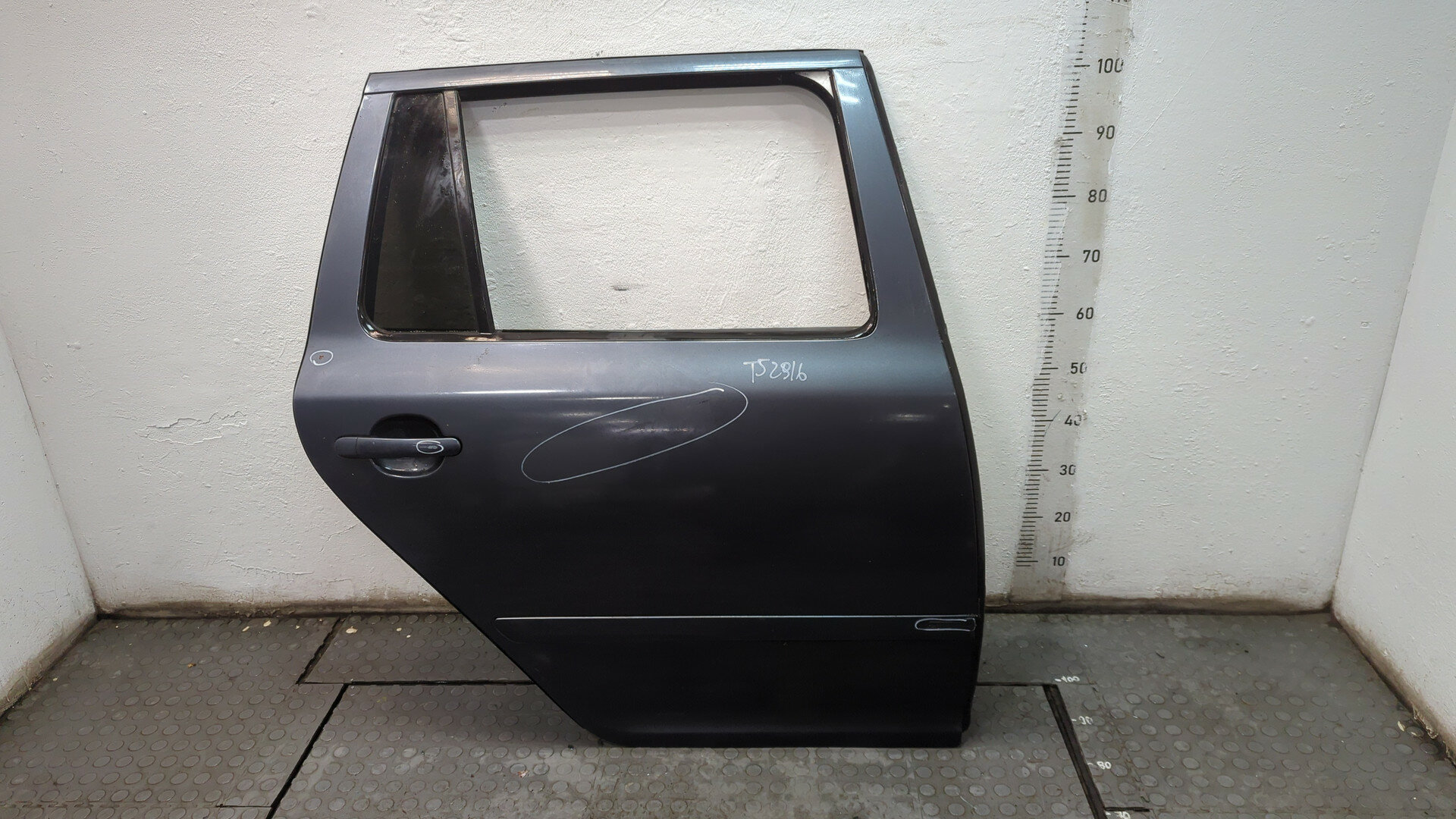 Дверь боковая (легковая) правая задняя Skoda Octavia (A5) Б/У