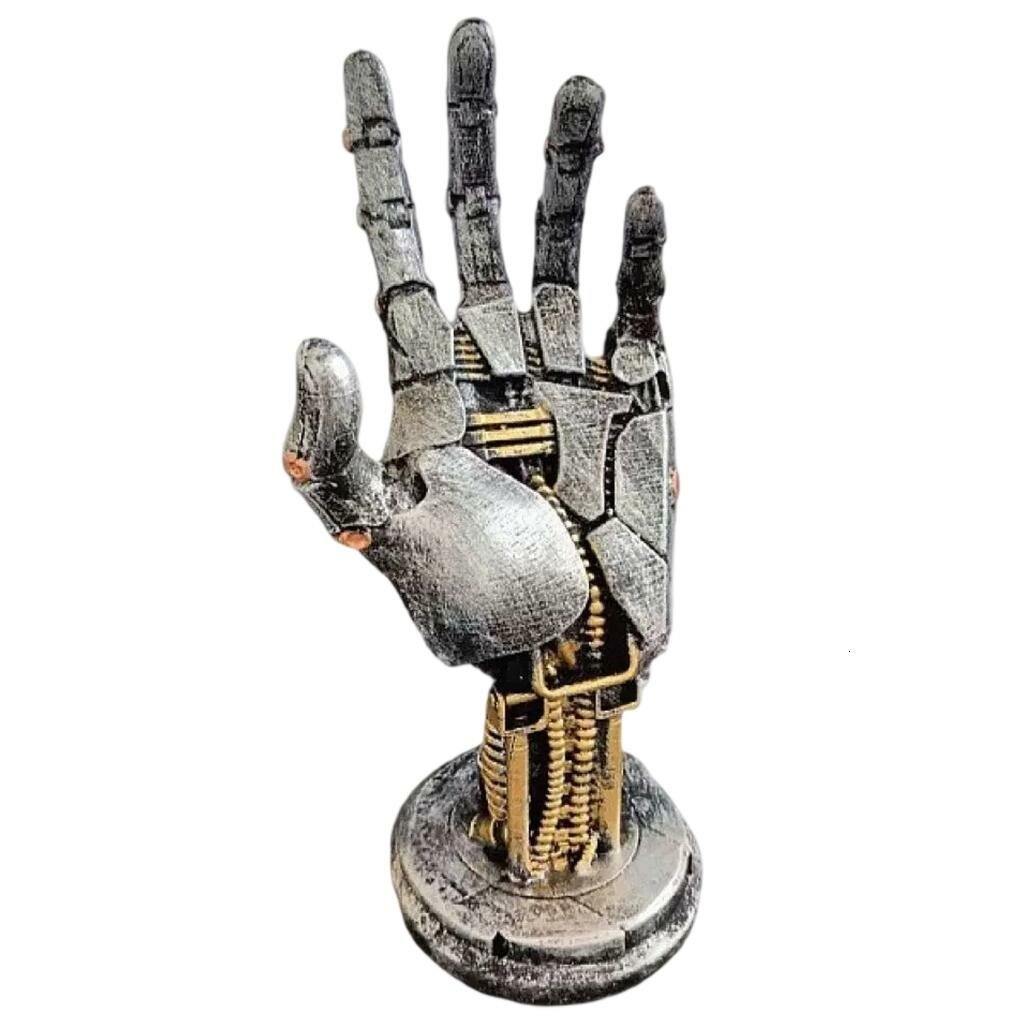 Органайзер для настольных аксессуаров из смолы, Серебро