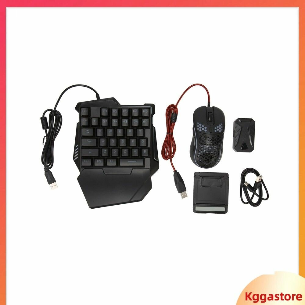 Конвертер клавиатуры и мыши, комплект проводной RGB полуигровой клавиатуры с мышью для Android/Harmony