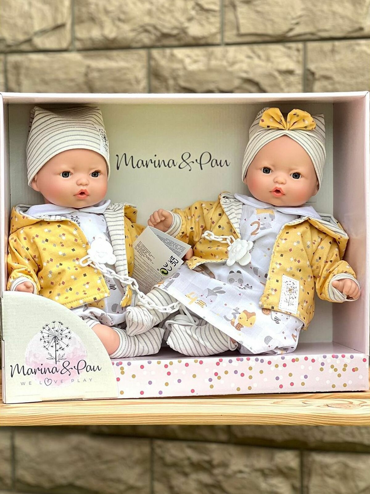 Набор Кукол 2шт 40 см Питус (M585)