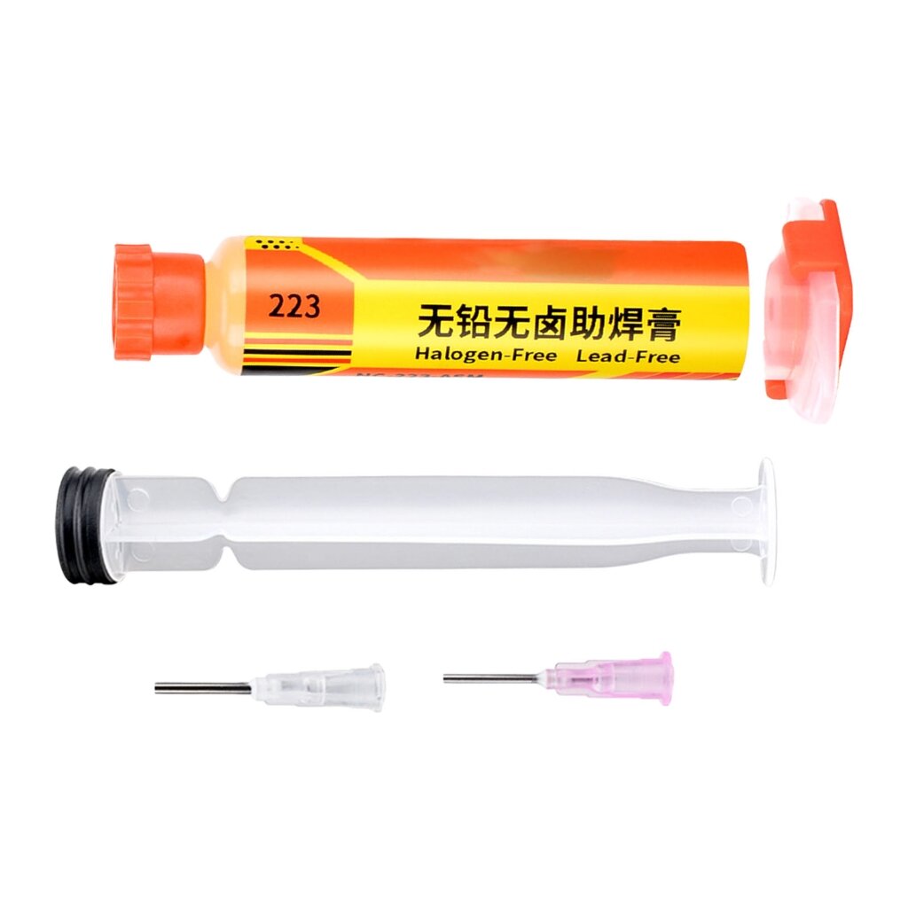 RMA-223 бессвинцовая галогенная паяльная паста 10 мл
