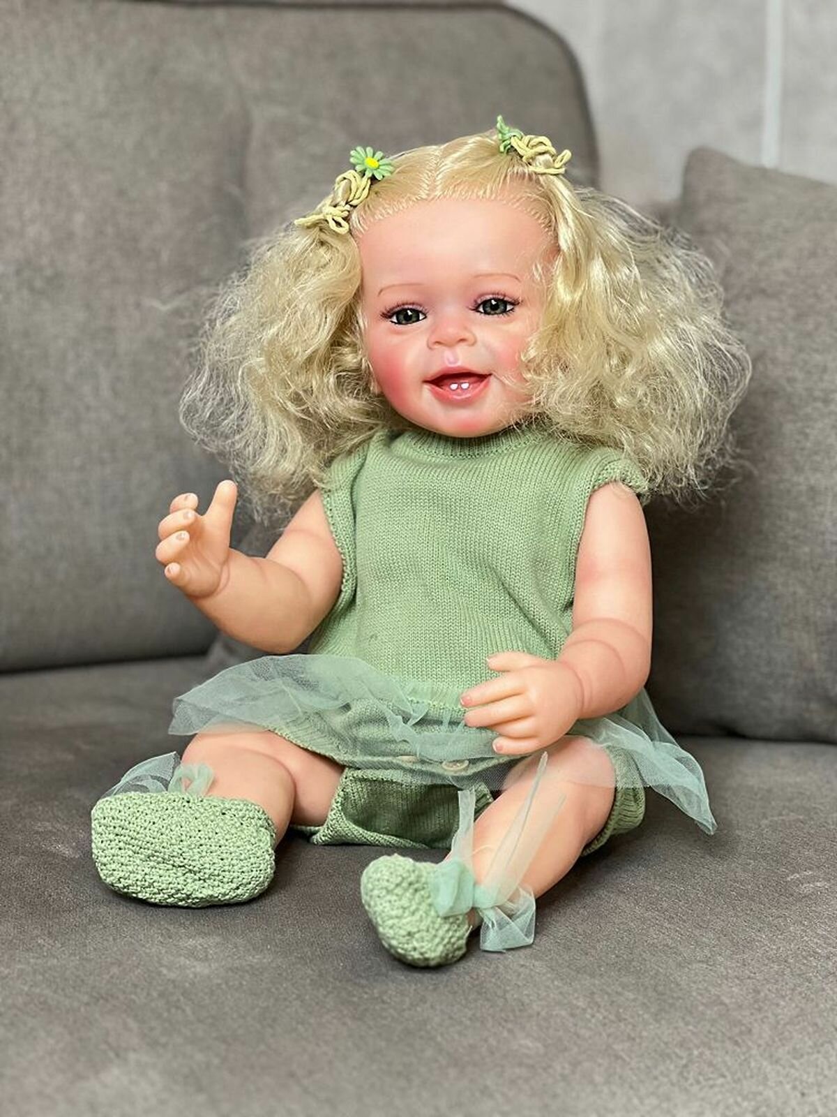 Кукла Реборн виниловая 55 см