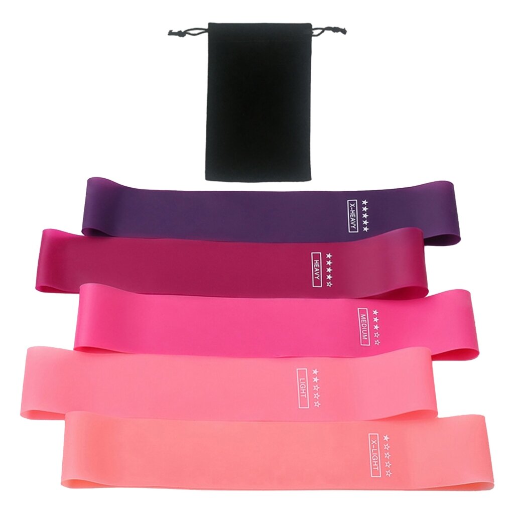 5 шт, тренировочная петля, эспандер для ног и ягодиц, круги для бедер, эспандер