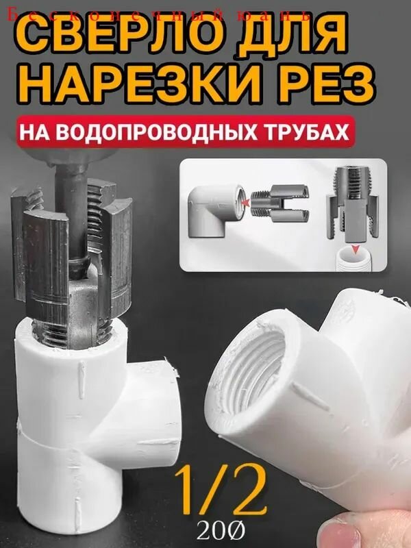 Набор матриц для труб из пвх матрицами 1/2"