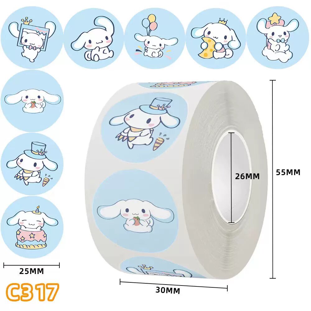 Милые наклейки «Лупи» с бобрами, креативные персонализированные рулонные наклейки в стиле Xiaohongshu,