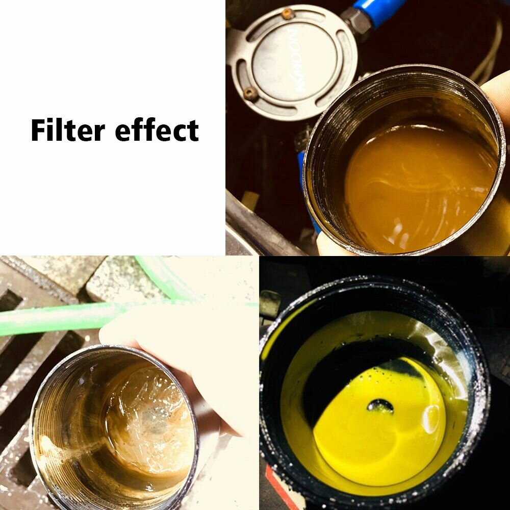 Алюминиевый маслоотделитель с воздушным баком (2-портовый, универсальный)