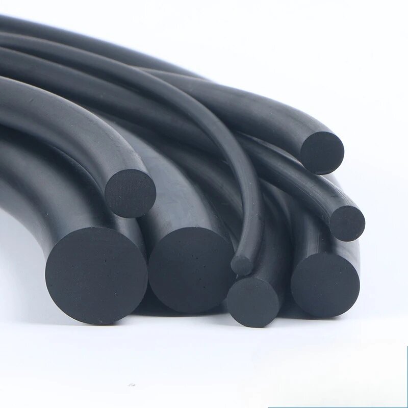 Черная круглая уплотнительная лента EPDM 2-30 мм Dia 2mm, 20 Meter