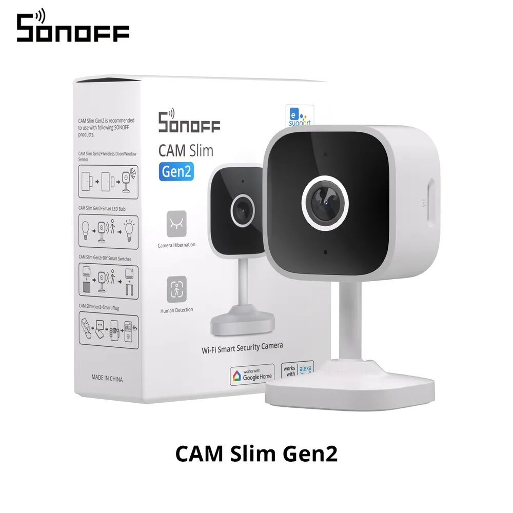 SONOFF CAM Slim Gen2 Умная домашняя камера безопасности