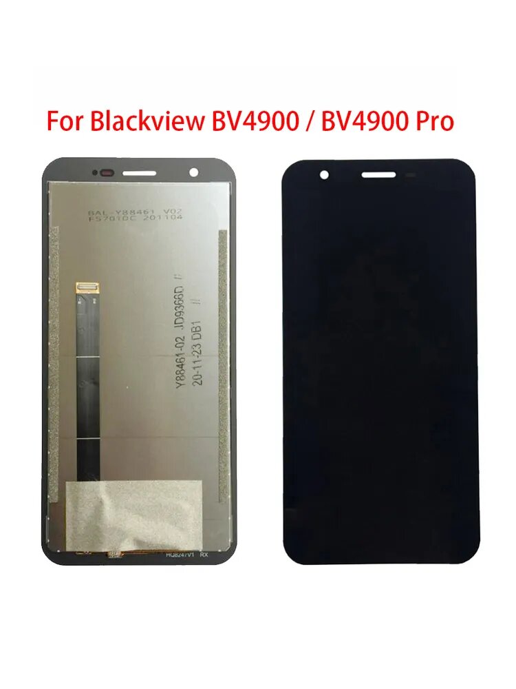 Дисплей на BlackView BV4900 Pro в сборе с тачскрином Черны