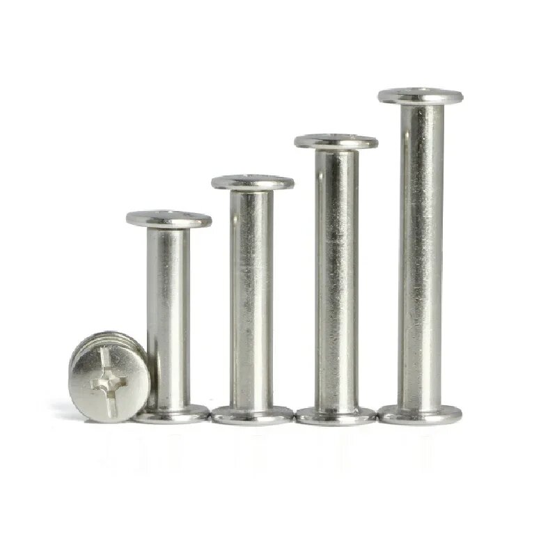 Chicago винты с никелевым/латунным покрытием 5-100 мм Nickel Plated, 10mm