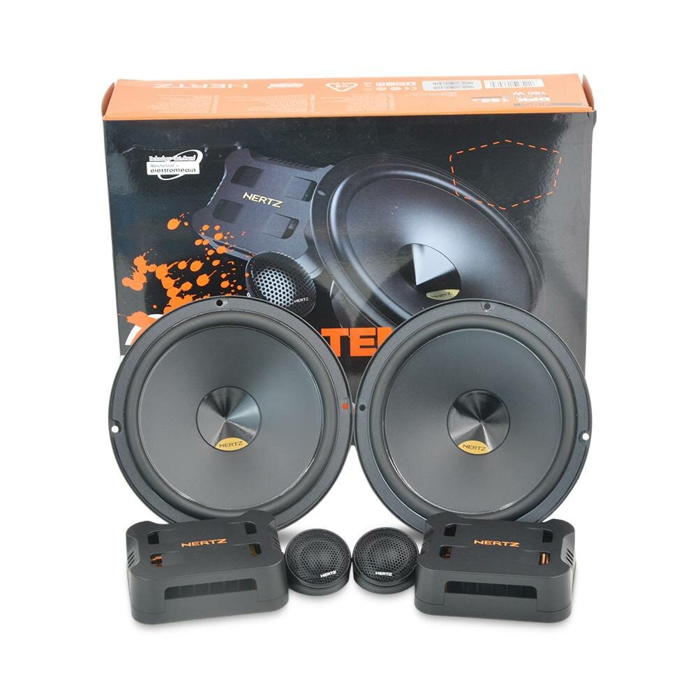 Двухкомпонентная автомобильная акустическая система Hertz DPK 165.3, 16,5 см (6,5 дюйма) Динамики Колонки Автомобильные