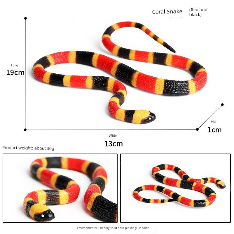 Детская игрушка-имитация змеи, модель рептилии, украшение, большой питон, кобра, змееглазка, реквизит для розыгрышей