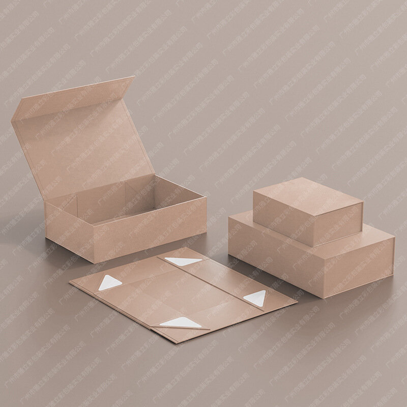 Элитная подарочная коробка ко Дню святого Валентина, упаковочная коробка для украшений с магнитной застежкой, складная коробка из искусственной кожи.