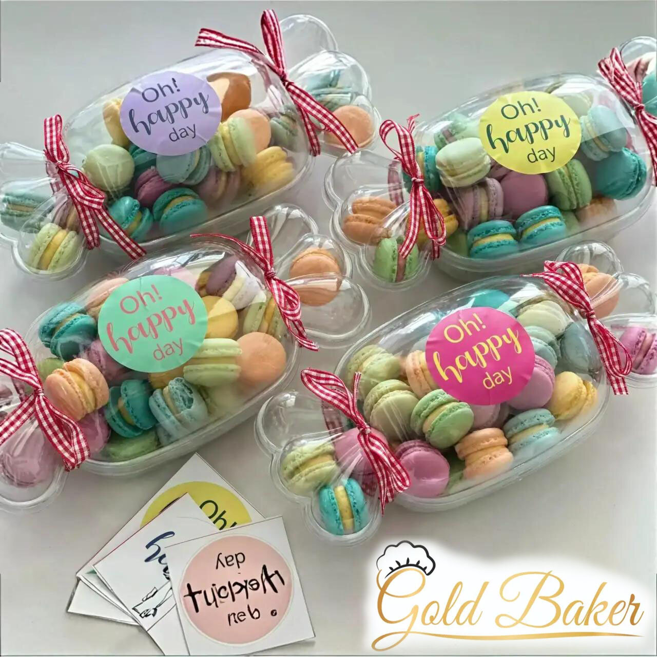 Подарочная упаковка "Конфета" коробка -упаковка для конфет, сладостей и украшений 10 штук