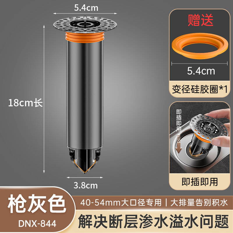 Двойной открытый стиль напольного дренажа Hansha, сердцевина из нержавеющей стали 304, антизапах, защита от насекомых, универсальный антиобратный дренаж, устройство против обратного потока