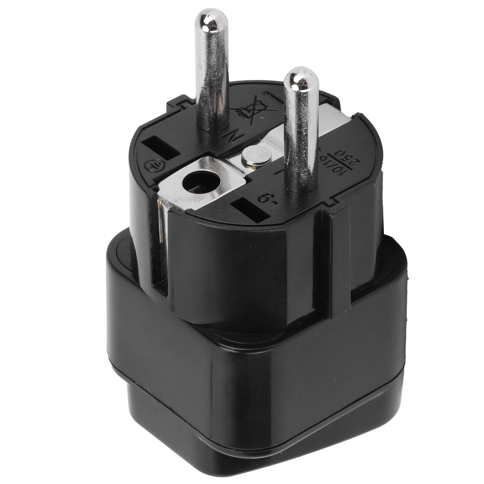10A Power Converter Plug Europe Travel Plug Adapter Conversion Socket — фото 1