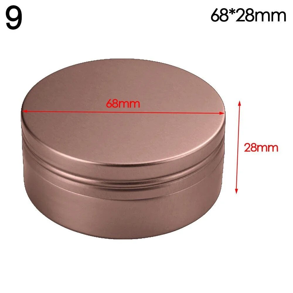 Мини алюминиевая банка для крема 9