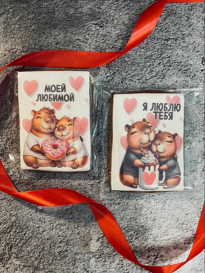 Капибара любимой, пара. С днем всех влюбленных.