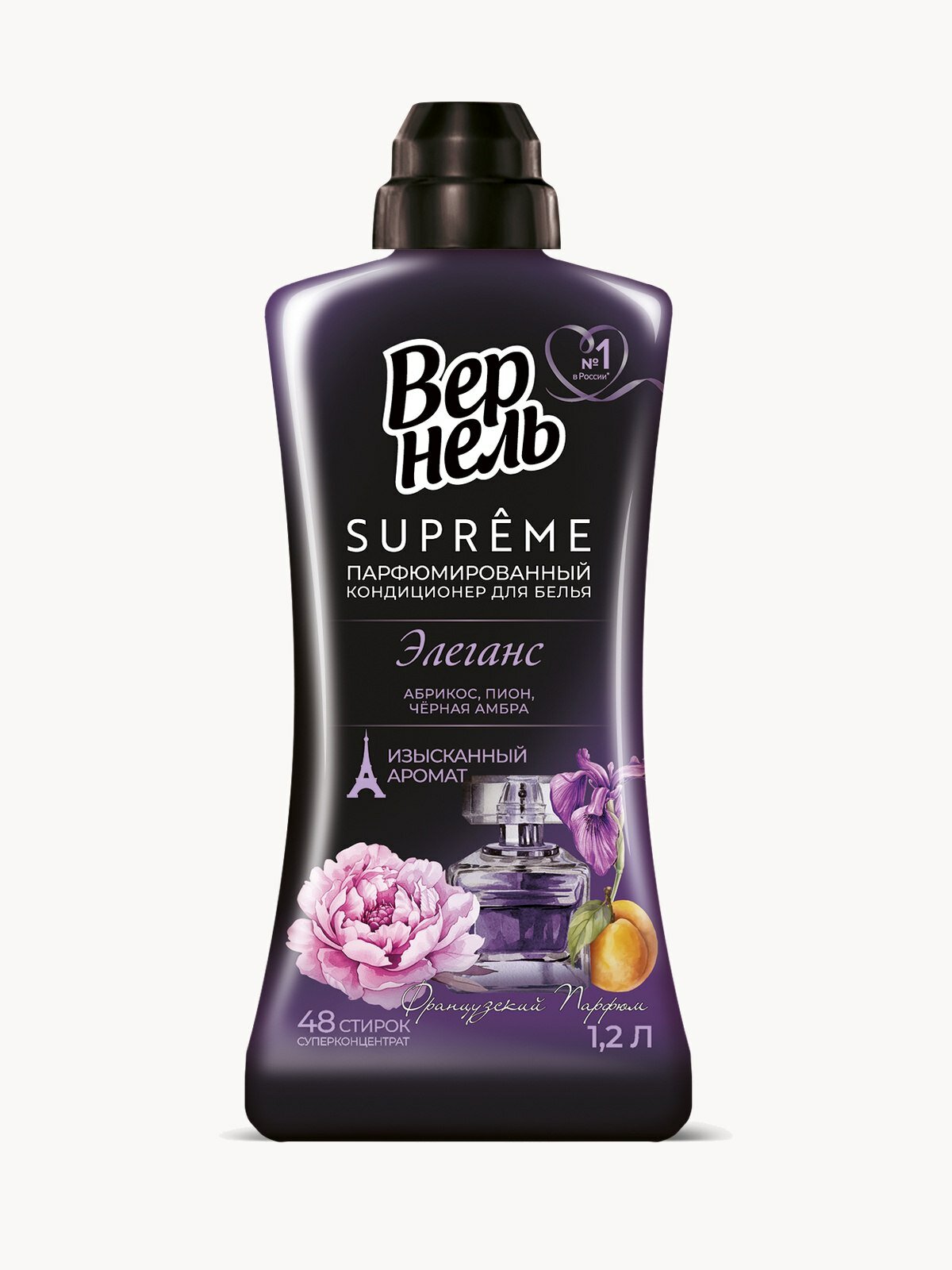 Вернель Парфюмированный кондиционер для белья Супрэм Элеганс, 1,2л