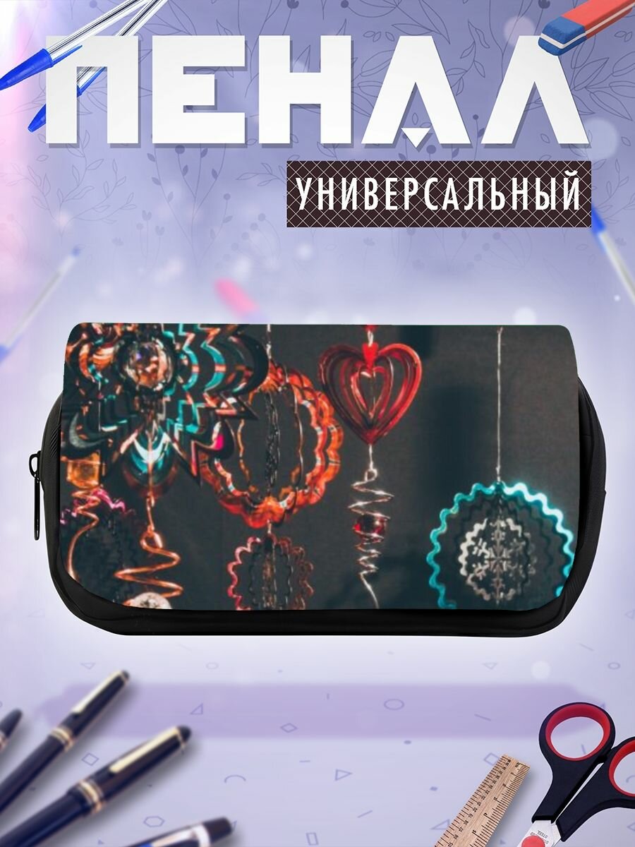 Пенал косметичка измеритель бирюза