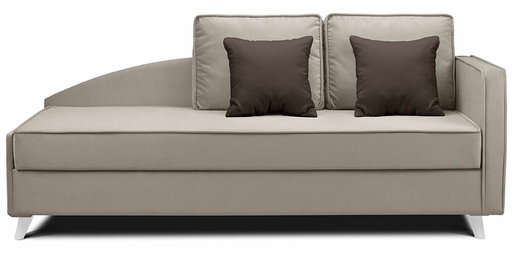 Тахта 4Home Альфа, велюр Velutto 18/Velutto 24 , тахта односпальная, кровать тахта, диван нераскладной, в гостиную