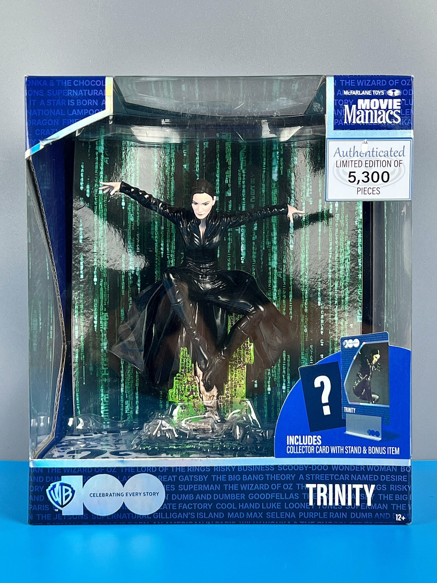 Фигурка Trinity, The Matrix / McFarlane Toys, Movie Maniacs / Статуэтка Тринити, Матрица, Коллекционная, 15 см.