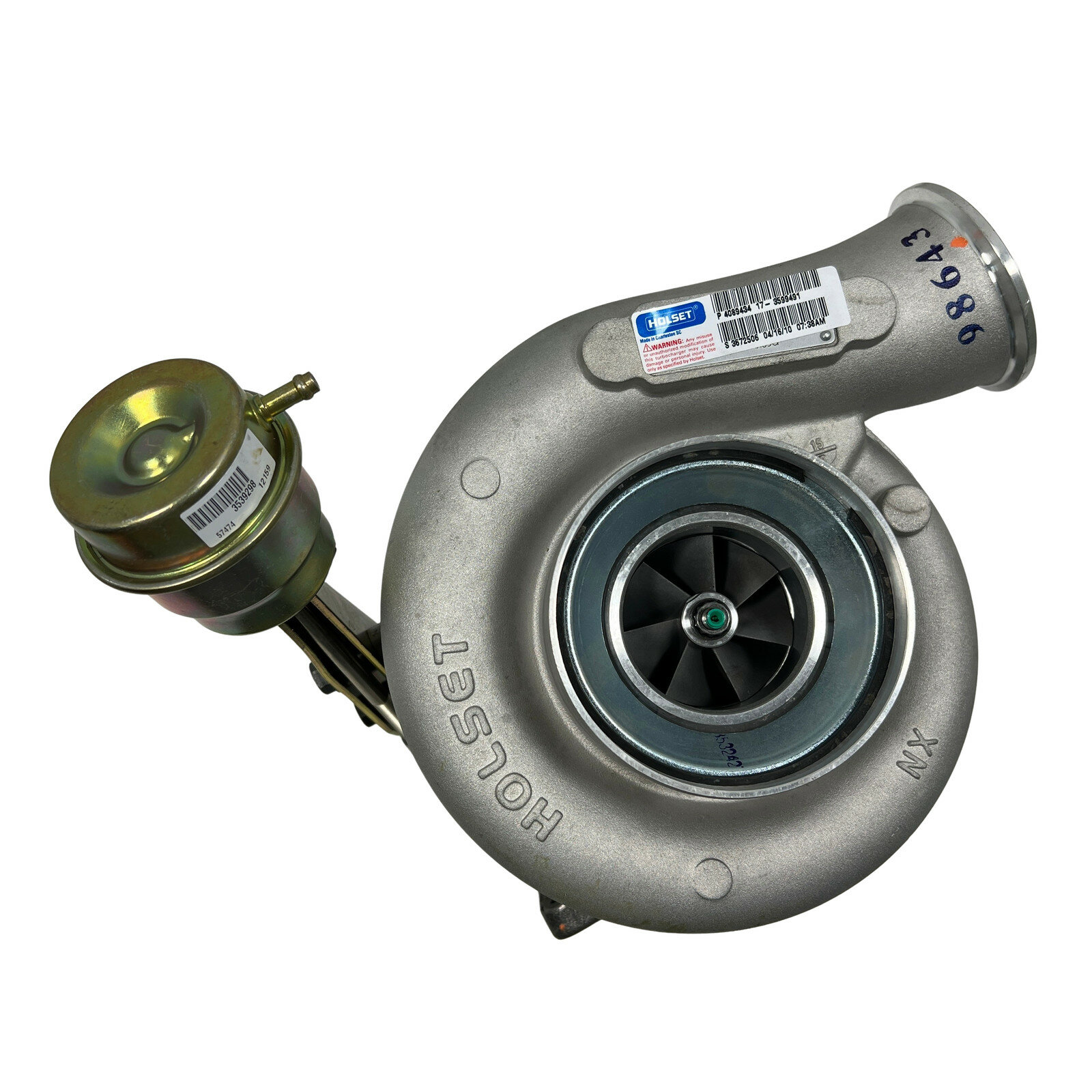 Турбонагнетатель Holset HX35G подходит для двигателя Cummins CNG 4089434 (5325811)