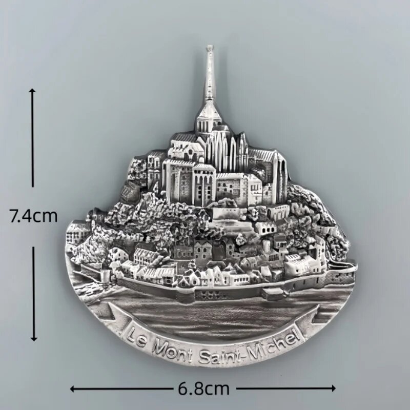 Магнит на холодильник Le Mont Saint-Michel, 7.4x6.8 см