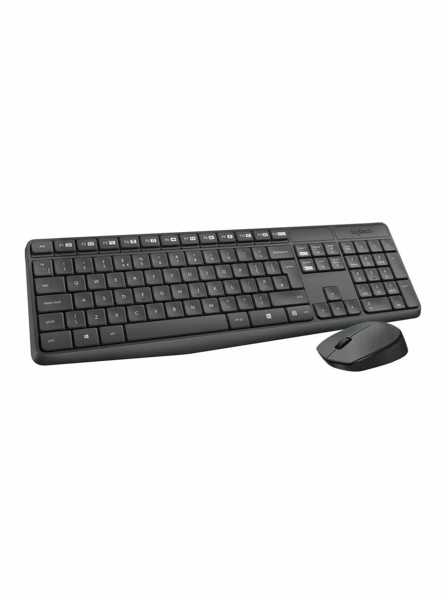 Беспроводной комплект мышь + клавиатура Logitech MK235 920-007949 (Black). Товар уцененный
