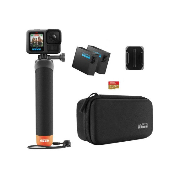 GoPro HERO 13 Action Camera Black ACCESSORY BUNDLE (CHDRB-131-RW)