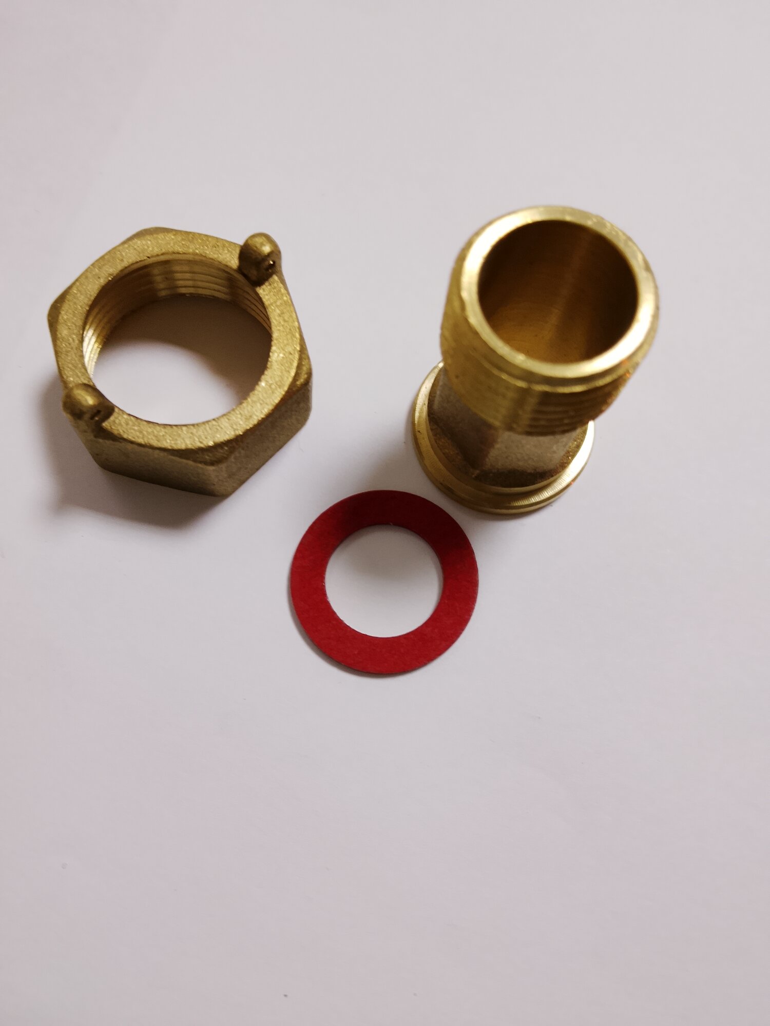 Американка под счётчик 1/2, латунь.