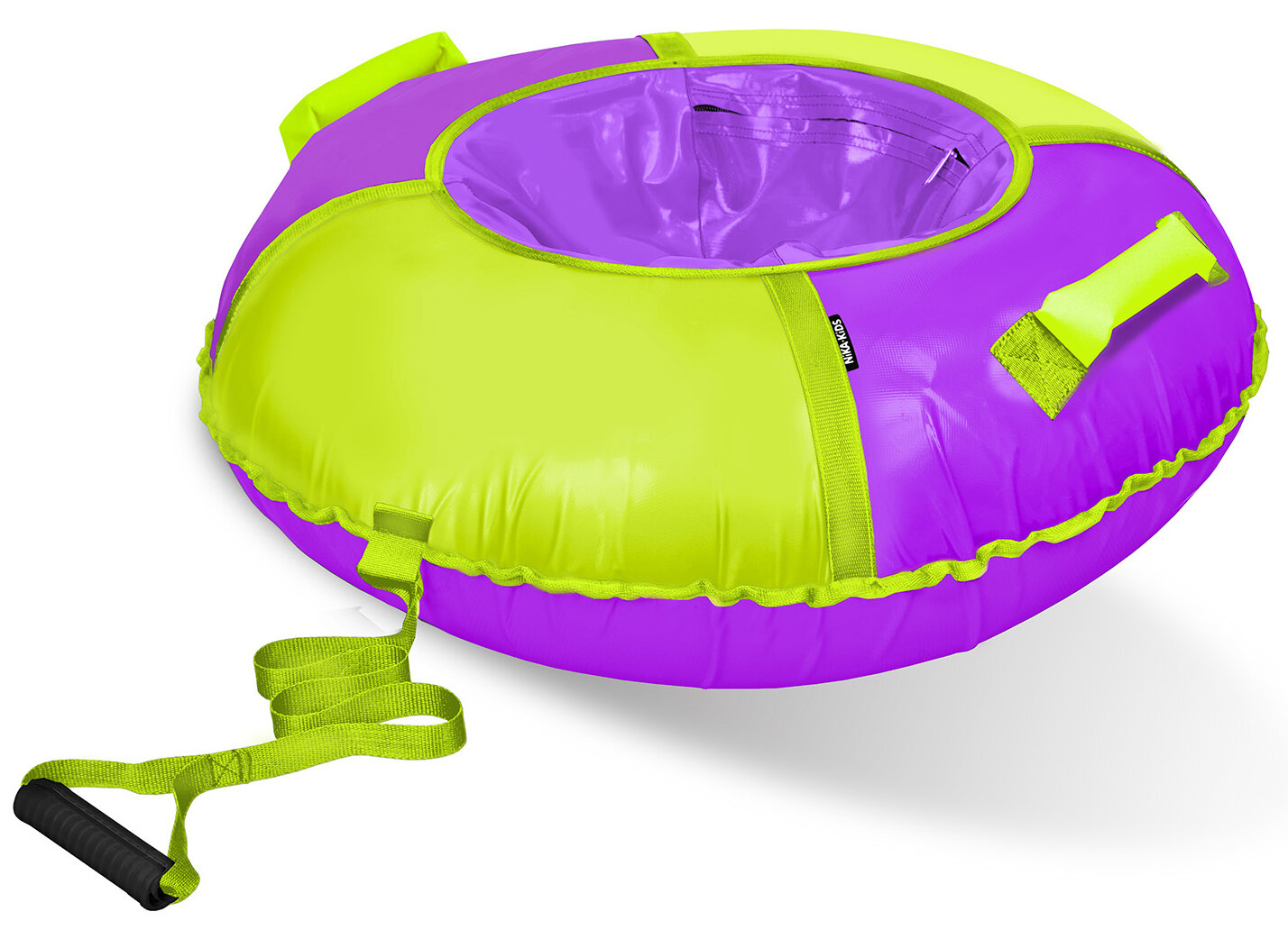 Тюбинг НИКА Классик (ТБ1К-110/ФЛ фиолетовый/лимонный)