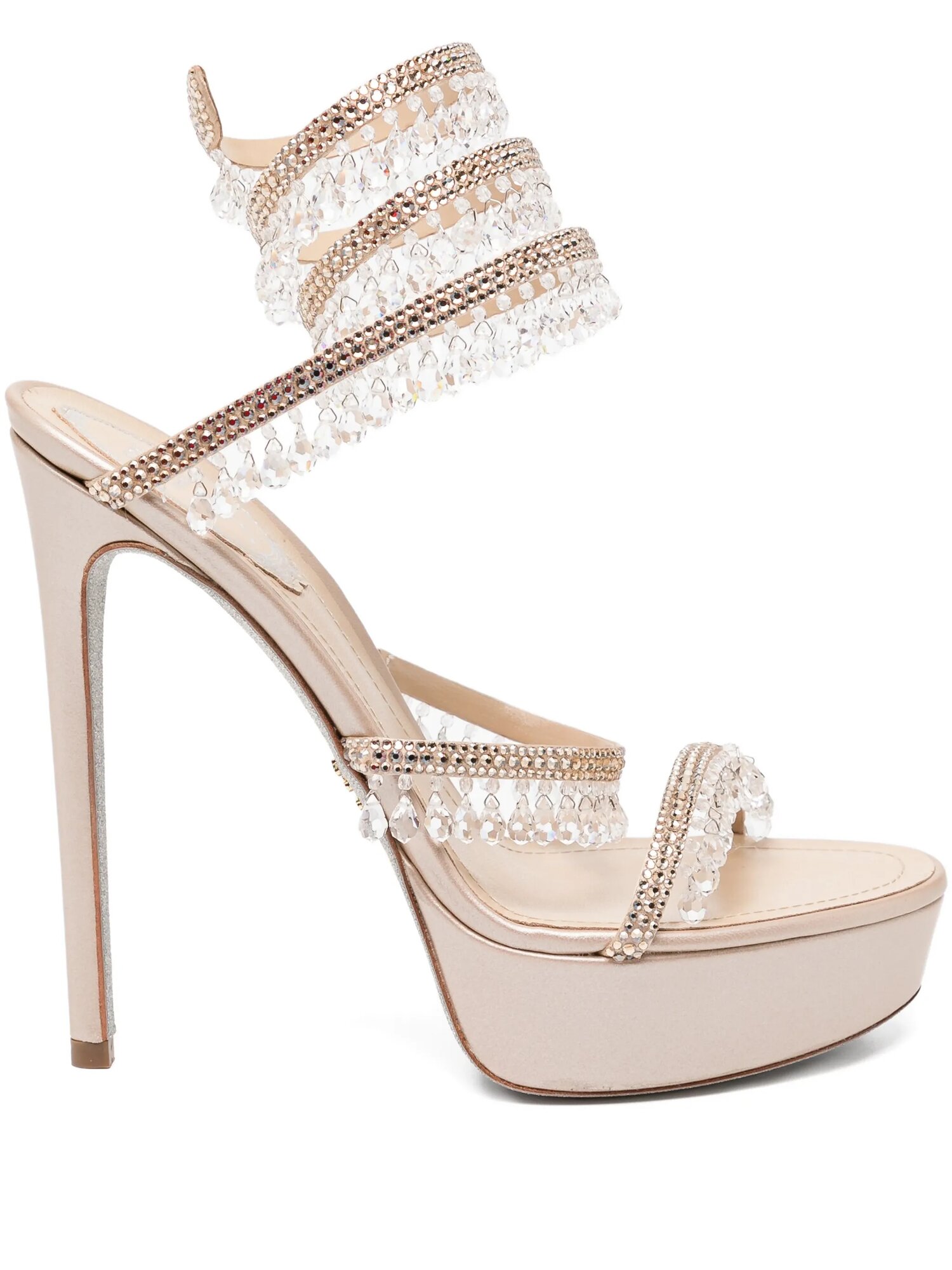 Босоножки Rhinestone heeled sandals