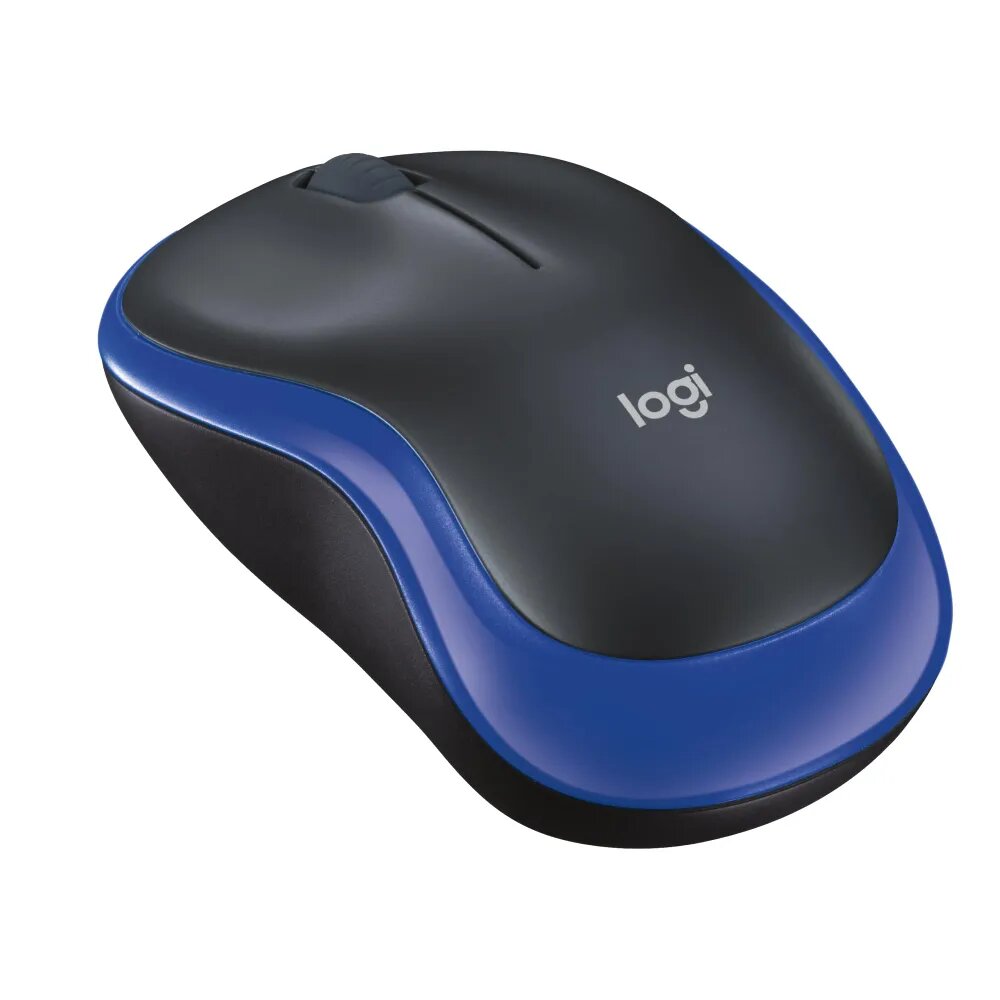 Logitech G Мышь беспроводная M185, синий