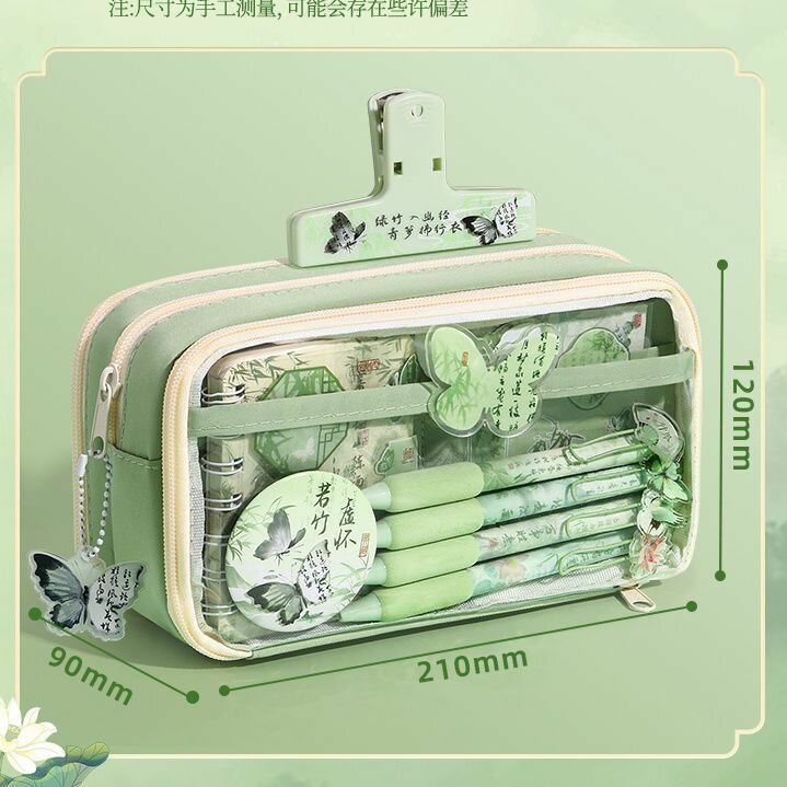Рекомендация подарка! 13-слойный пенал в китайском стиле, высококачественный, большой вместимости, для девочек, новая канцелярская коробка 2025 года для девочек, маленький