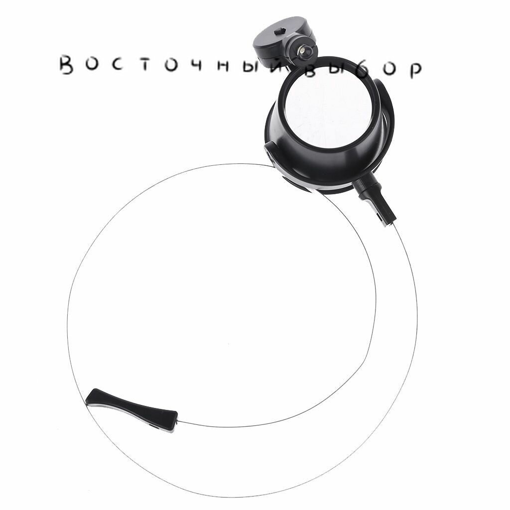(1шт) 13B-15-кратная лупа для ремонта часов с подсветкой (новая)