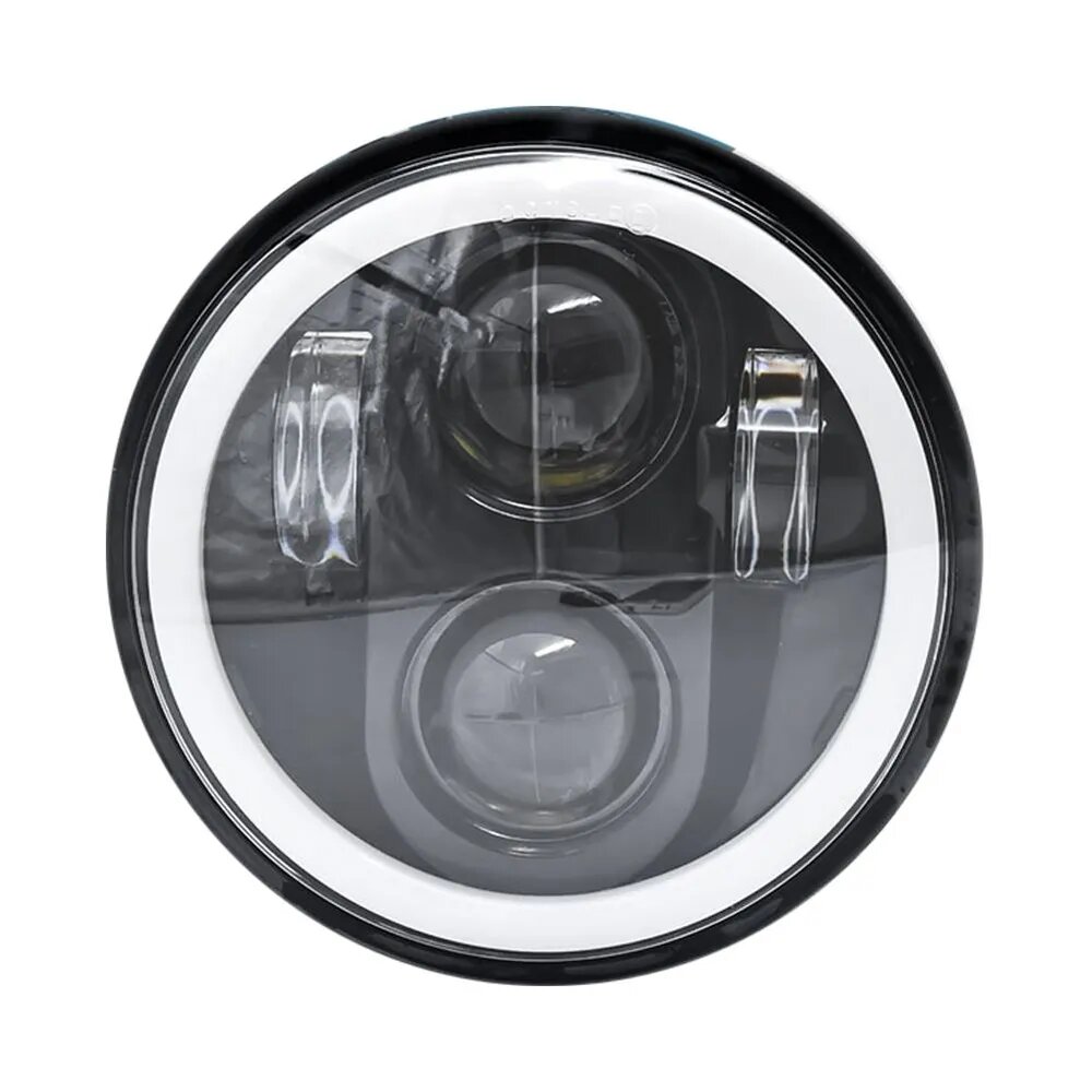 5.75 светодиодная фара, 5-3/4 фара для мотоцикла с белыми дневными ходовыми огнями Halo для Sportster Iron 883 Dyna Street