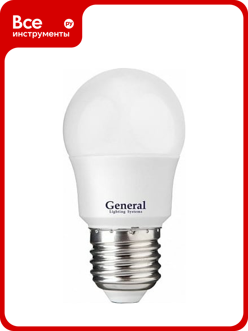 Лампа General Lighting Systems GLDEN-G45F-15-230-E27-4500 661108
