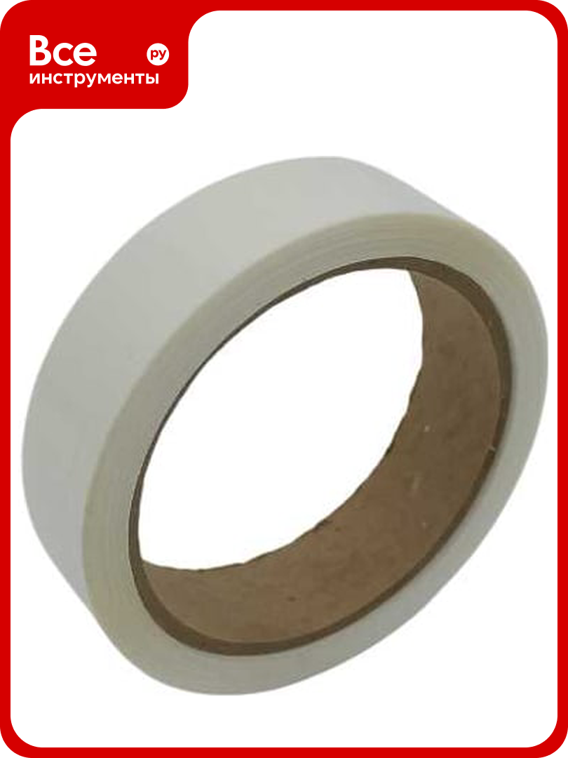 Клейкая лента ДМД‑Упак белая, полипропиленовая основа, акриловый клей, односторонняя, для бытового применения