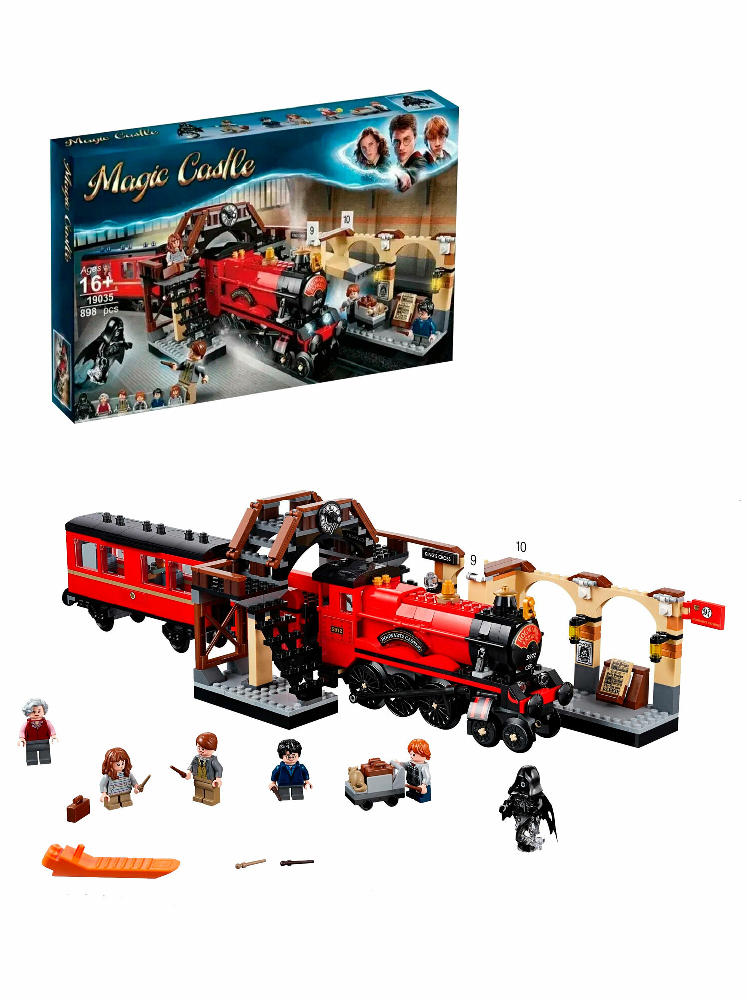 Конструктор Гарри Поттер "Хогвартс-экспресс" 898 деталей