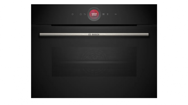 Духовой шкаф компактный электрический Bosch CBG7741B1, пиролиз, черный