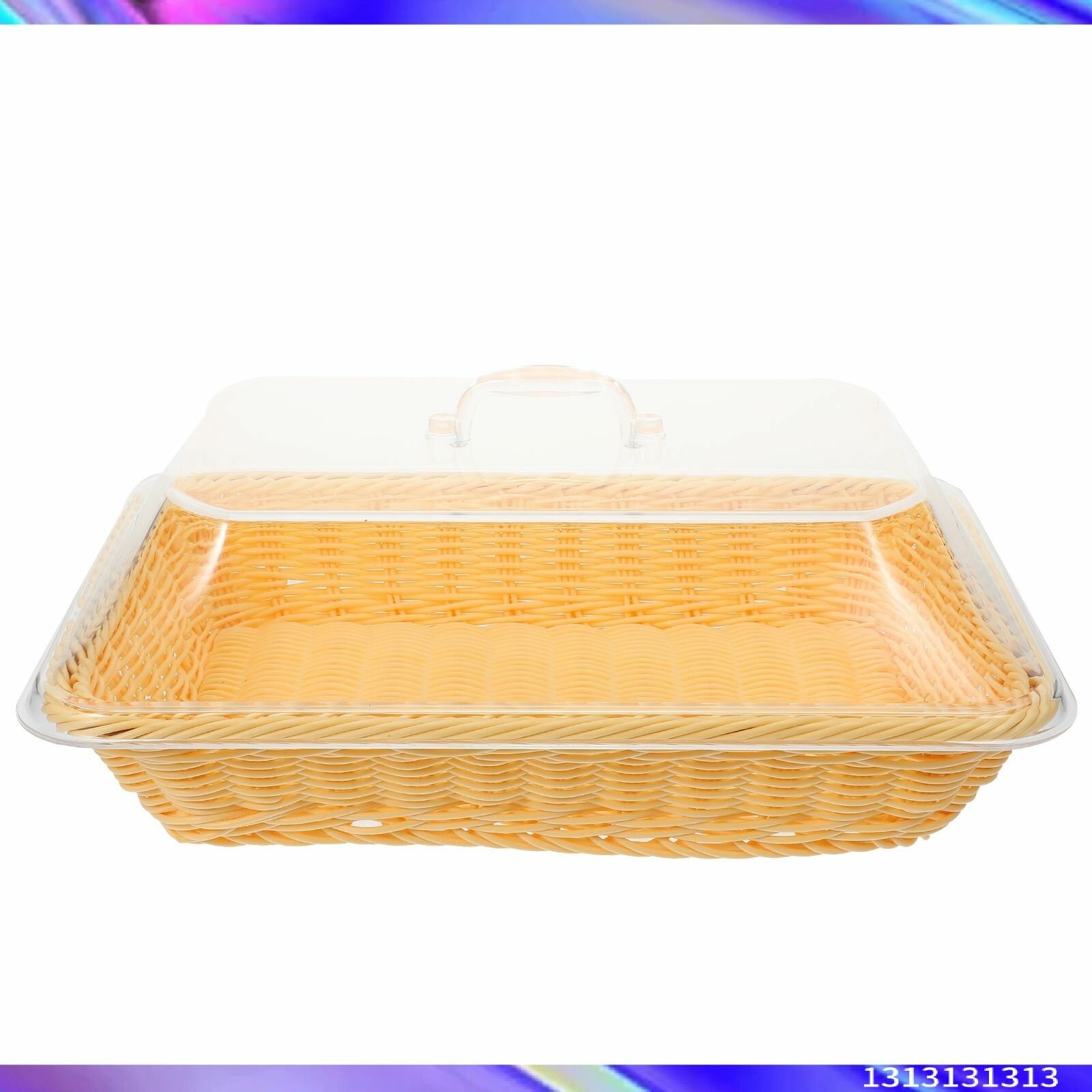 Эксклюзивная корзина для хлеба с крышкой, сплетенная из полипропилена и акрила
