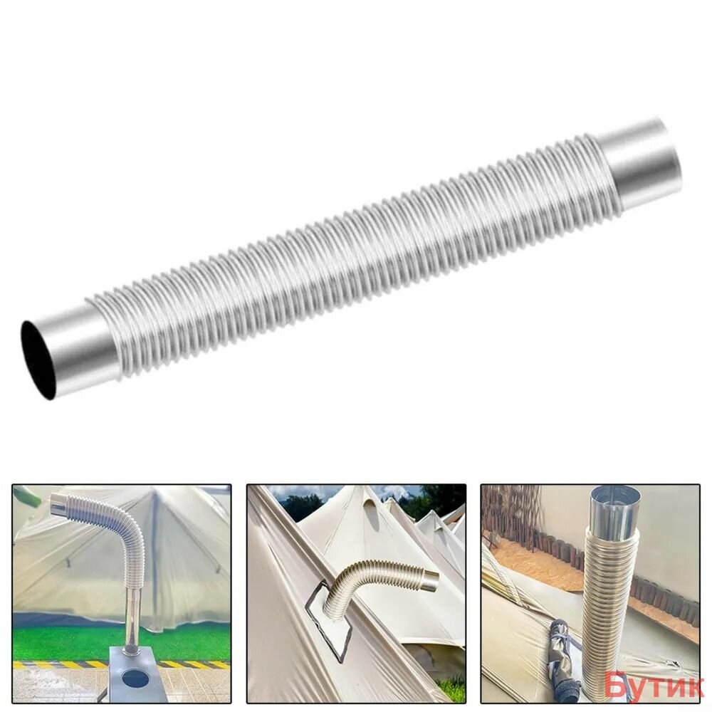 Труба одностенная моно для дымохода 1 м 60 мм нерж