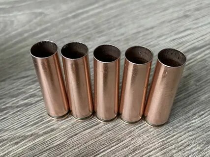 Гильза биметаллическая некапсюлированная калибр 366ТКМ техкрим, пачка 25штук.