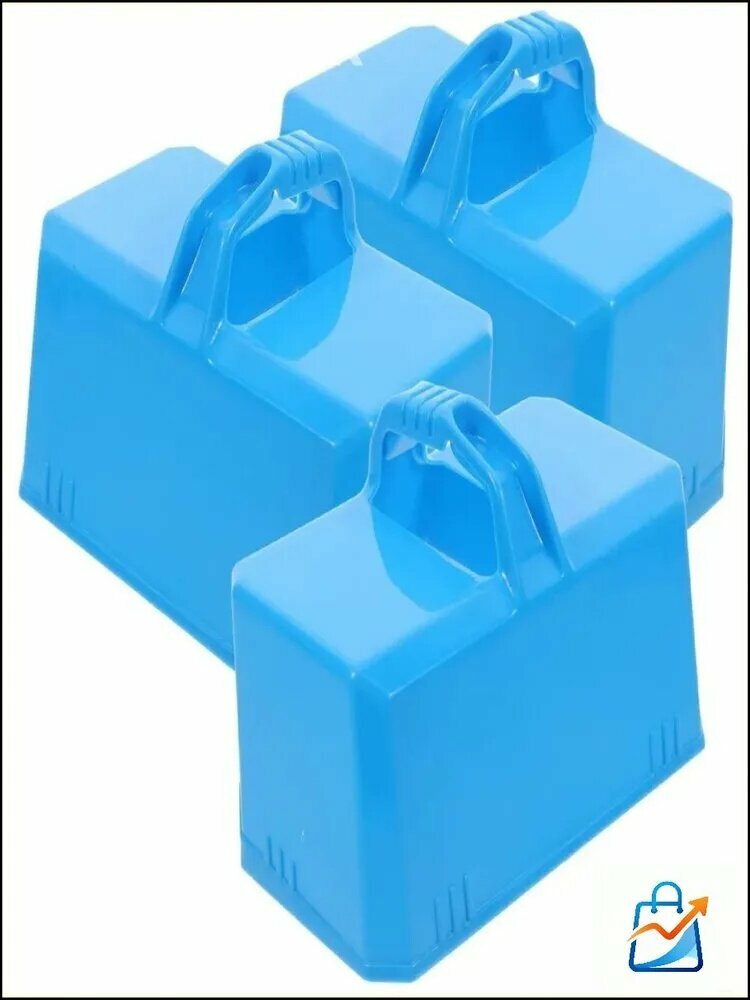 Эксклюзивный набор для зимнего творчества с тремя упаковками форм случайного цвета, предназначенный для лепки снежных блоков и строительства замков из песка на пляже