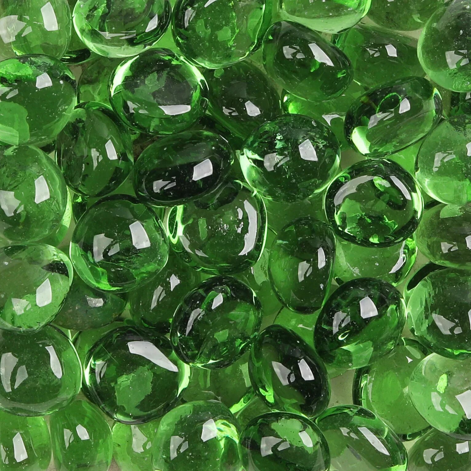 Цветная стеклянная мозаика 200г Изумрудный, 3