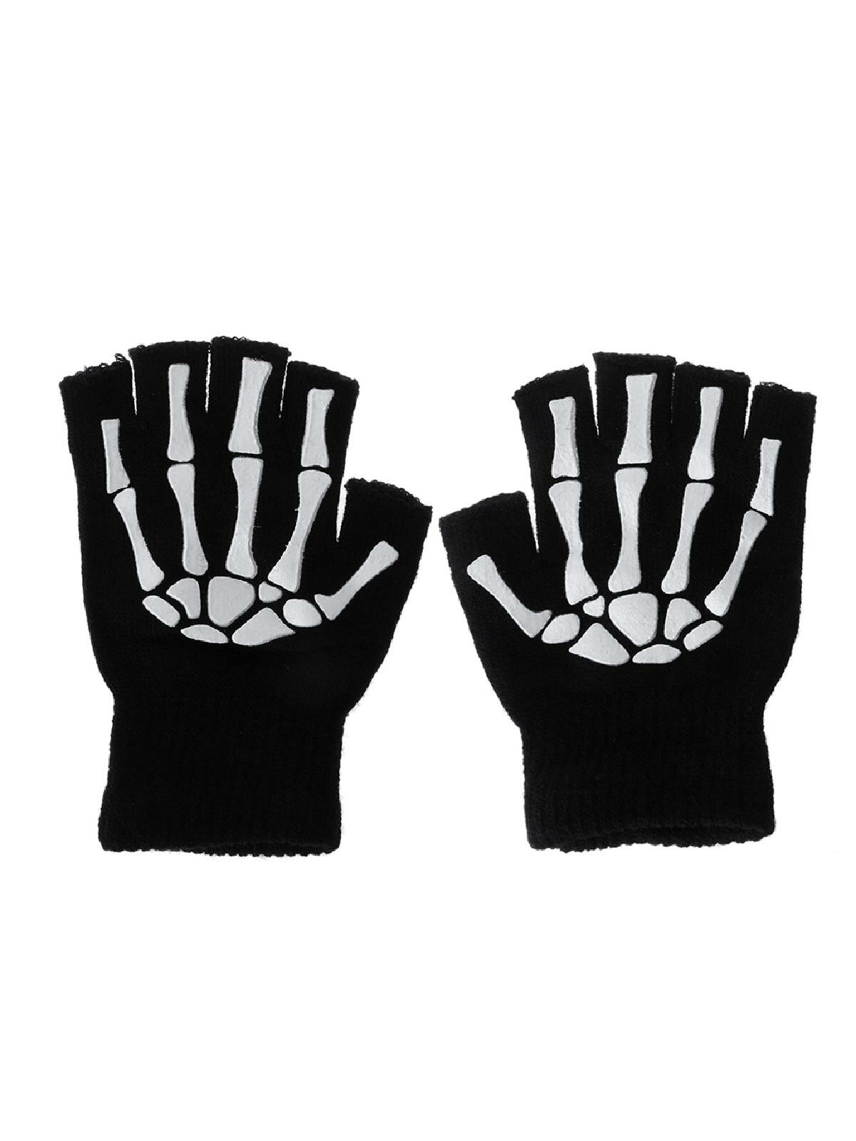 Велосипедные тканые перчатки ghost claw с полустонками