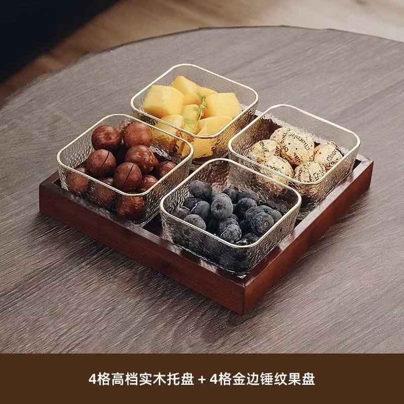 Акриловая тарелка для фруктов, гостиная, высококачественная тарелка для сухофруктов, высококачественная тарелка для закусок и орехов, хранение десертов