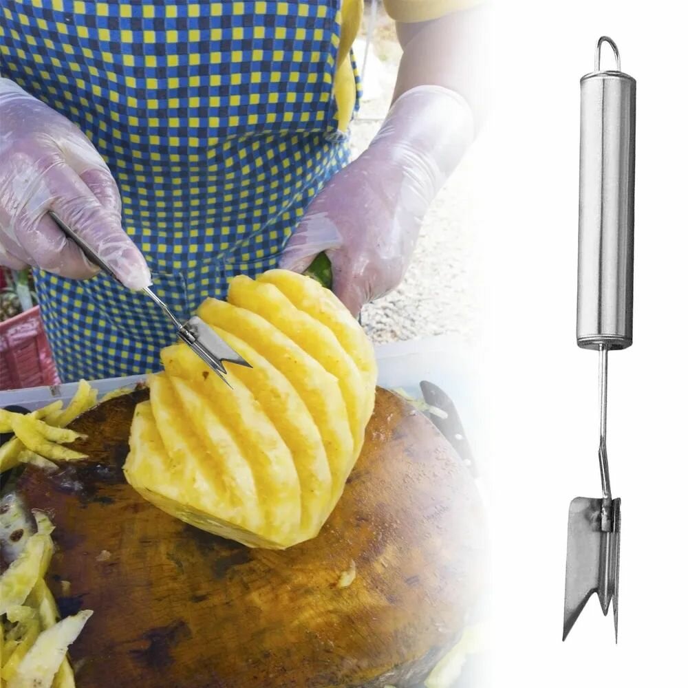 Нож Для Чистки Ананаса Из Нержавеющей Стали